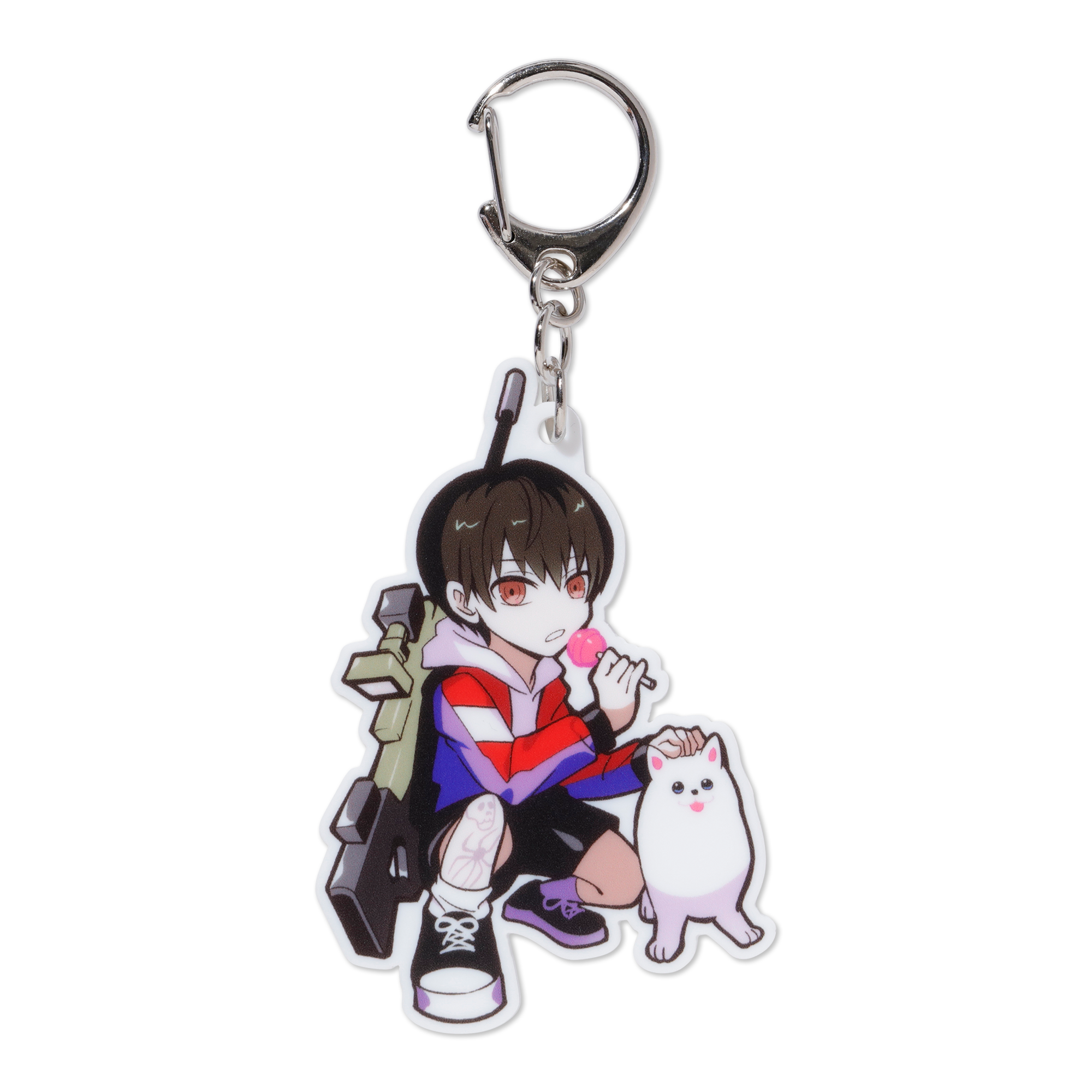 SHU KEYCHAIN – CRAZY RACCOON