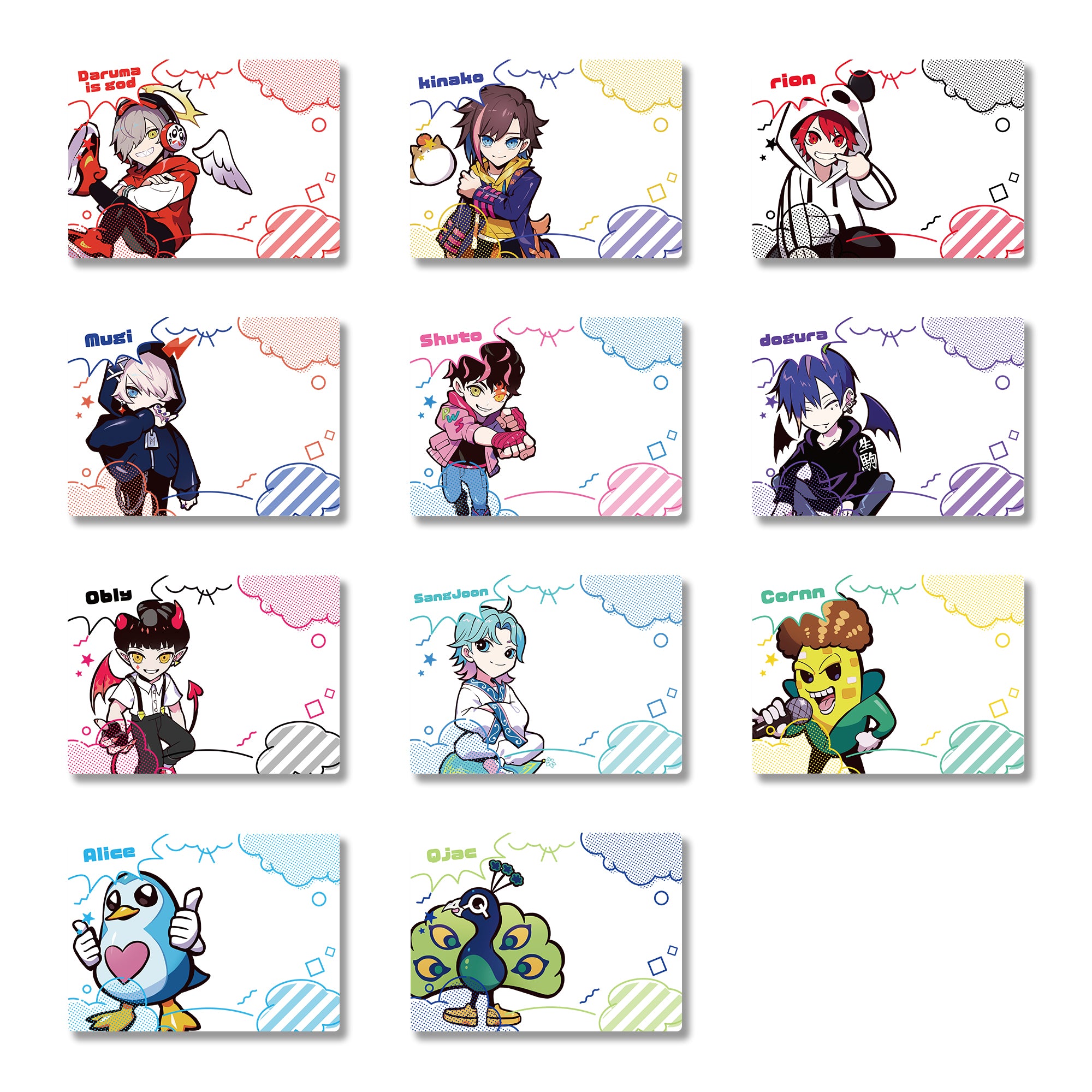 CLEAR CARD – CRAZY RACCOON