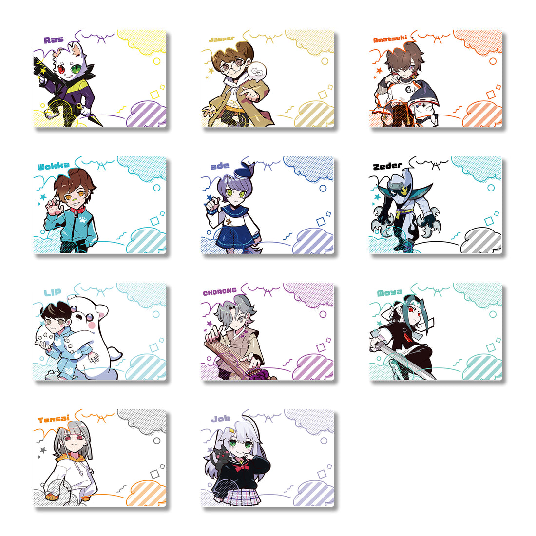 CLEAR CARD – CRAZY RACCOON