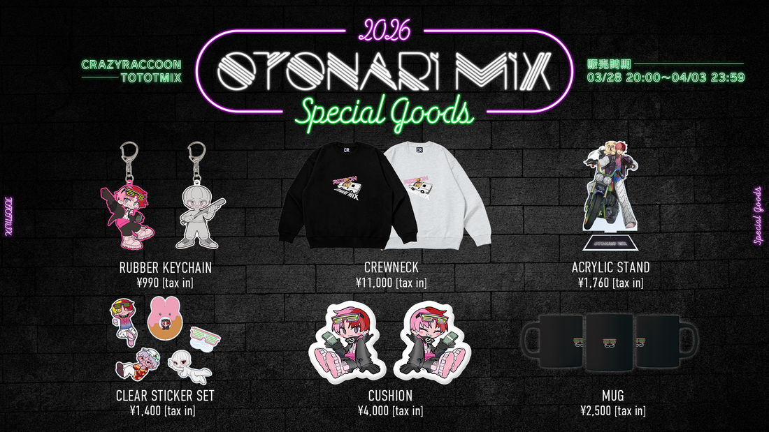 【公式】CRAZY RACCOON ONLINE STORE